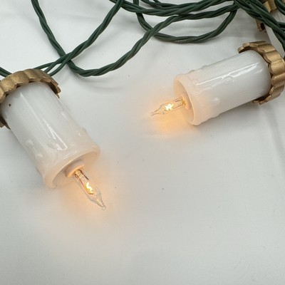 1993 Vintage Christmas Light Strand , Set Of 20 Candlesticks READ | eBay