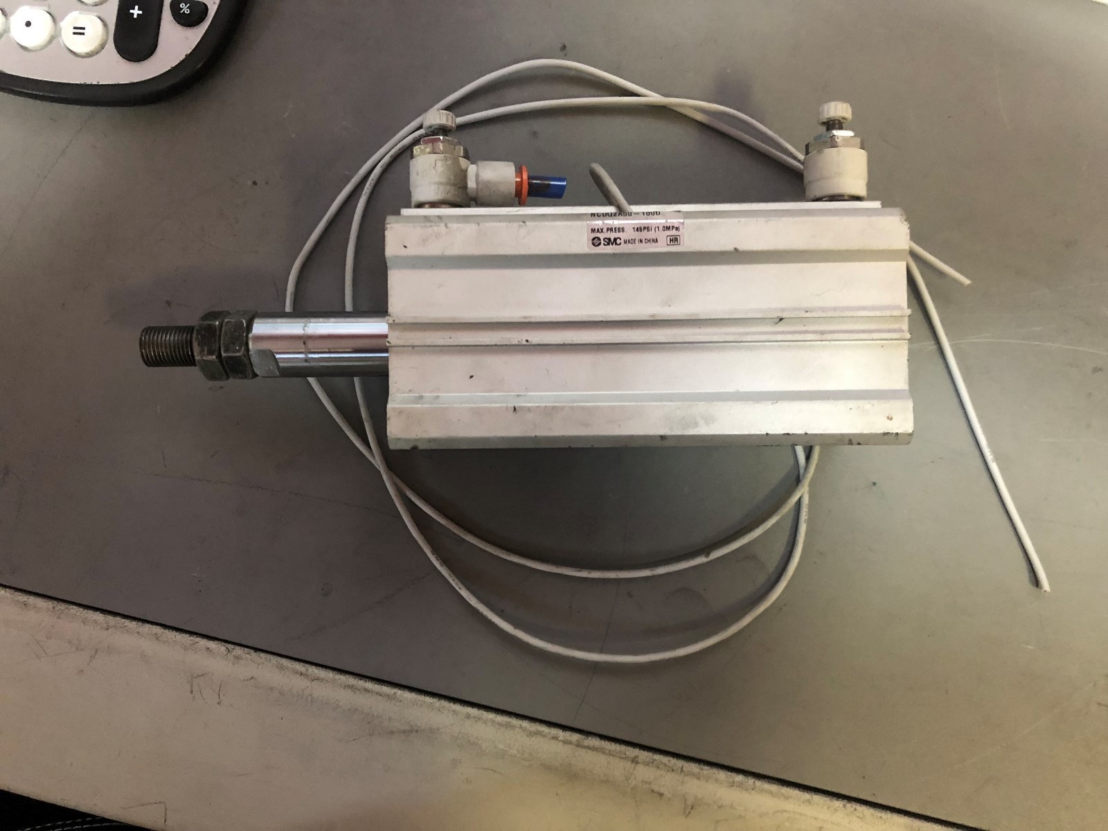 SMC NCDQ2A50-100DC 145 PSI 1.0 MPA 50 MM BORE 100 MM AIR CYLINDER ...