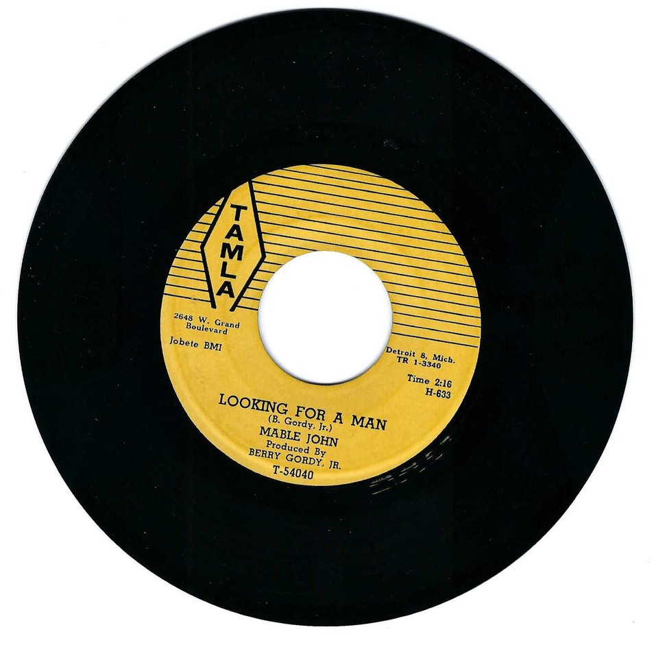 Motown Soul 45- Mable John-No Love/ Looking For a Man-Tamla 54040 | eBay