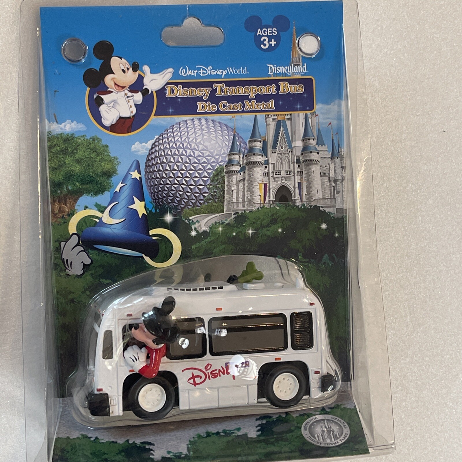Disney Theme Park Collection WDW Die Cast Metal Vehicle Transport Bus ...