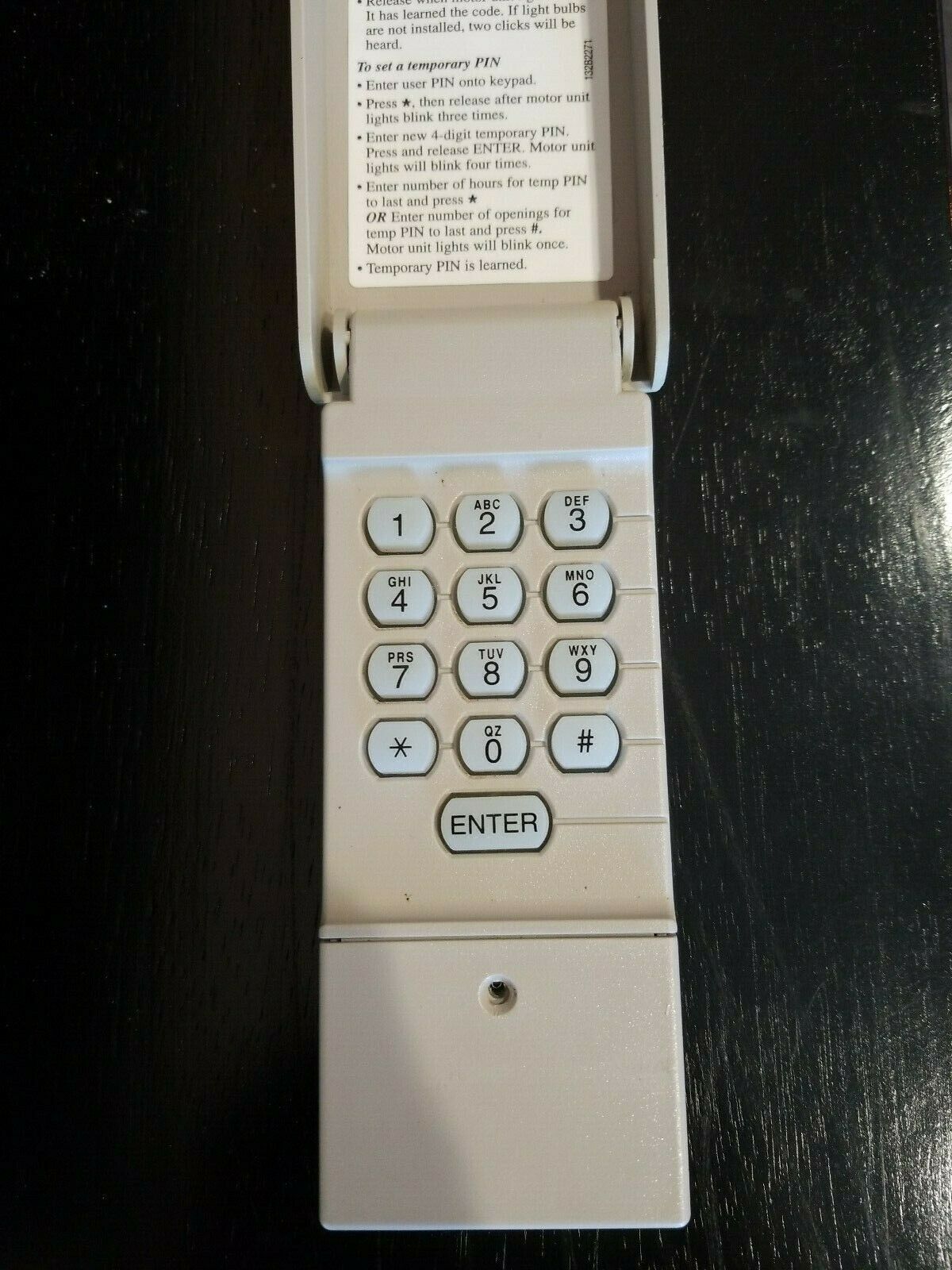 Sears Craftsman 139.53684 / 139.18795 Keyless Entry Garage Keypad Red ...