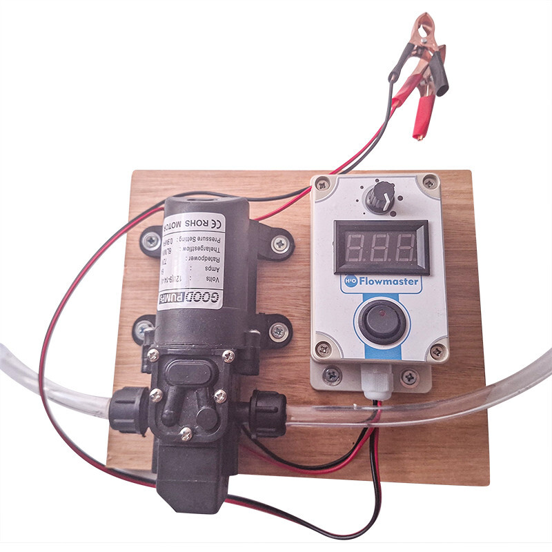 Window Cleaning Pump Pre-Wired with Digital Flow Controller | eBay UK