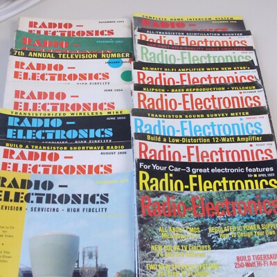 Radio Electronics Magazine 1950s 1969 & 1973 Lot of 16 Projects | eBay