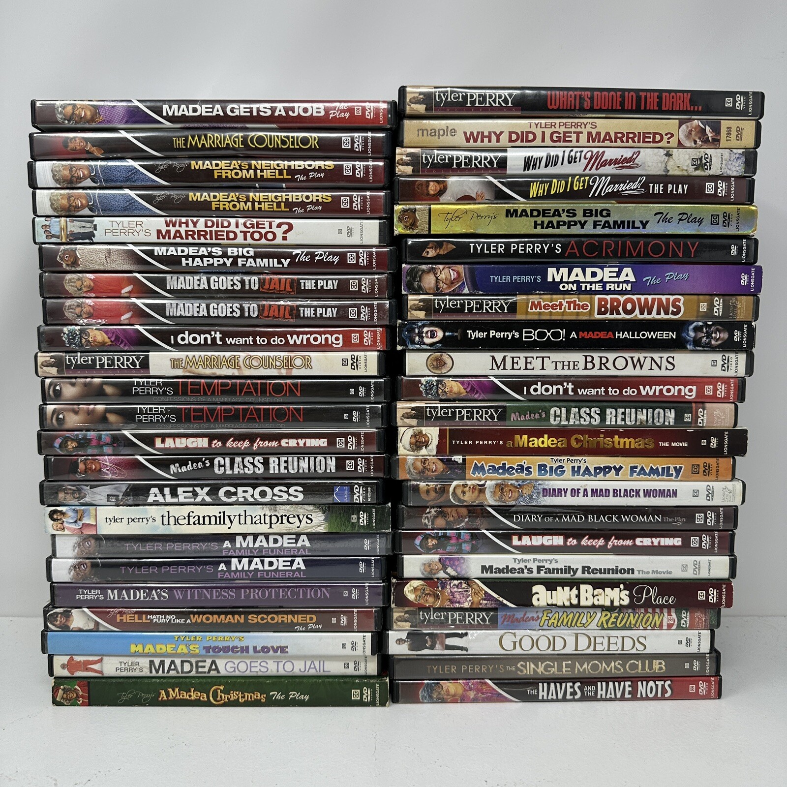 Huge Lot Of 46 - Tyler Perry - Madea - DVD Movies