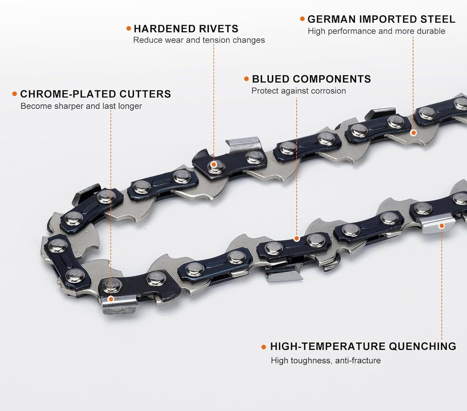 18" Chainsaw Saw Chain For Poulan PPB4218 P4018WT PP4218AVX PRO PPB4218 ...