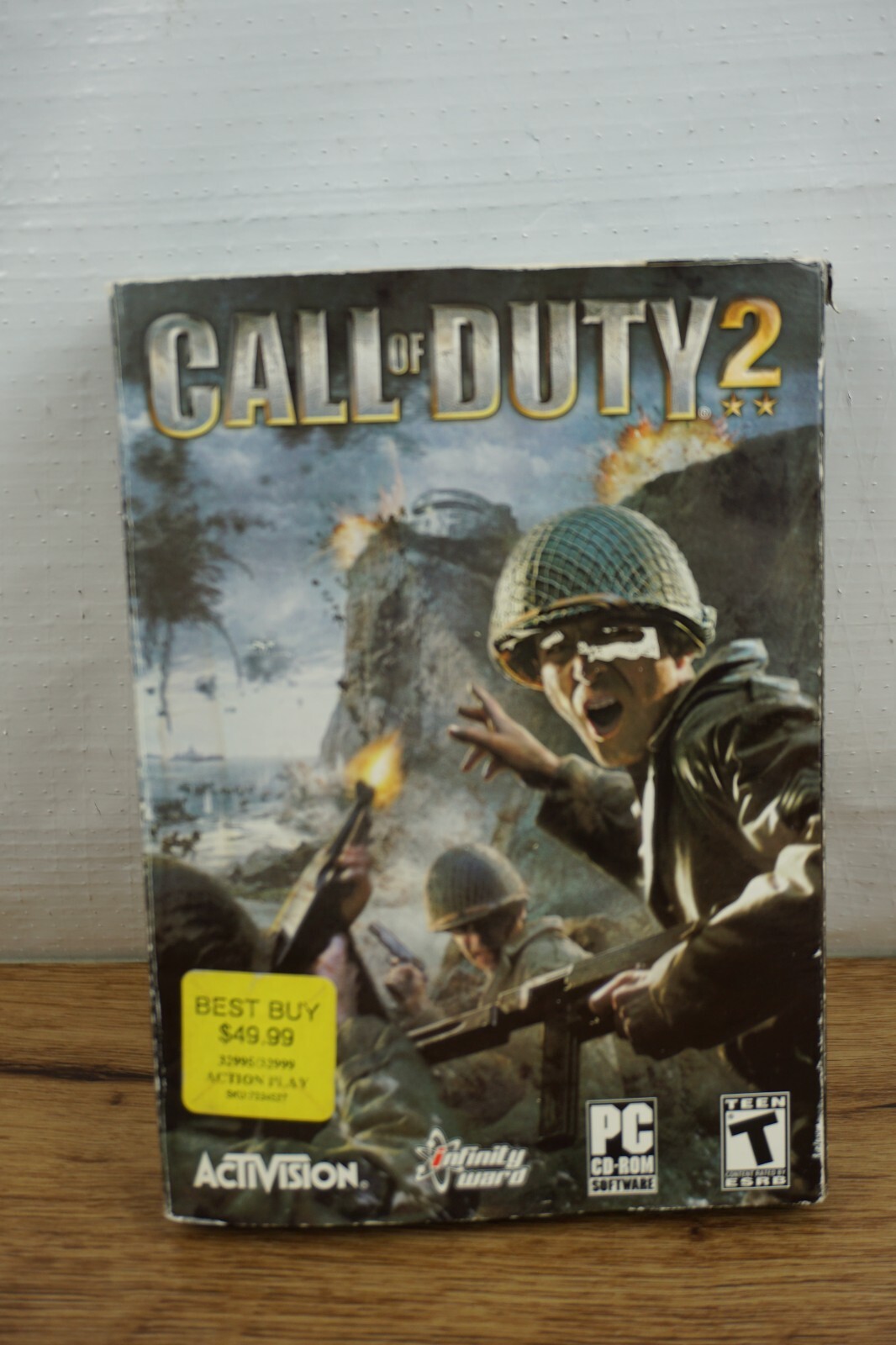 Call of Duty 2 (PC CD-ROM, 2005) Game 6 Disc Set With Manual and ...