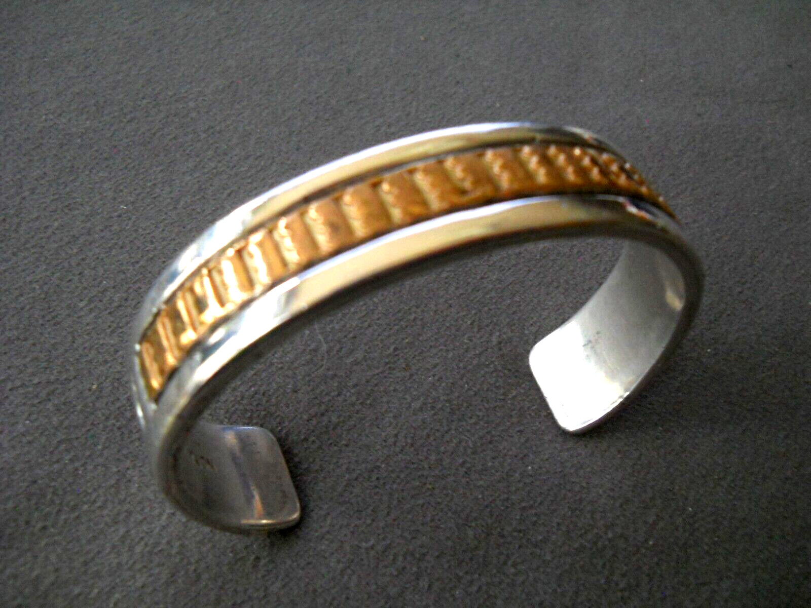 HEAVY-GAUGE TAHE Native American Navajo Sterl Silver … - Gem