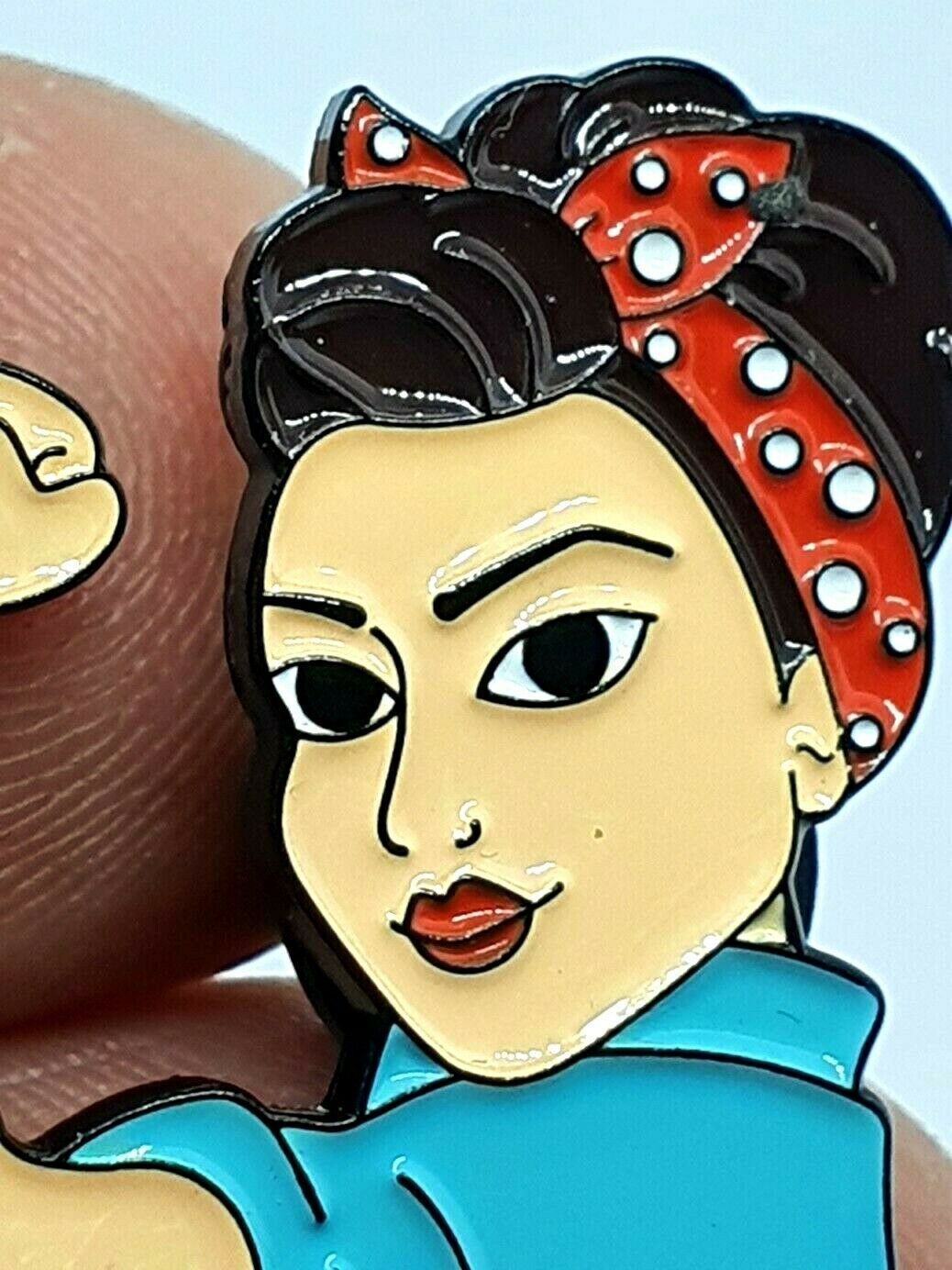 Rosie The Riveter Pin Badge Enamel Brooch - Be Your Best Self ...