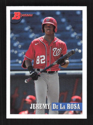 Jeremy de la Rosa 2021 Bowman Heritage Washington Nationals #125 | eBay