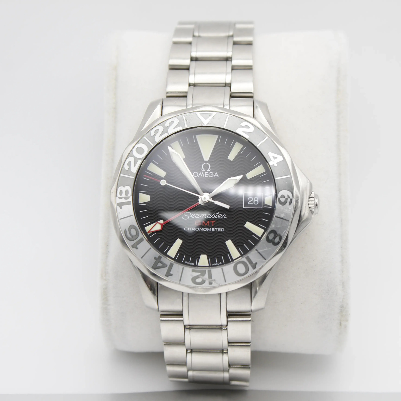 Omega Seamaster GMT 50th Anniversary Steel Black Dial… - Gem