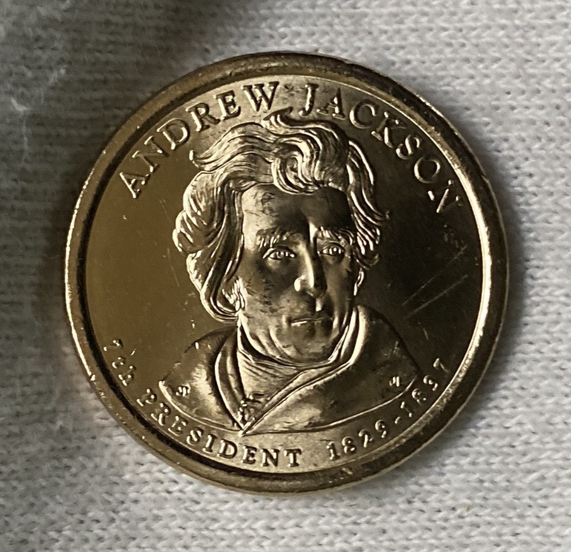 2008-D !! BRILLIANT UNCIRCULATED !! Andrew Jackson !! $1 US Coin!!FREE ...