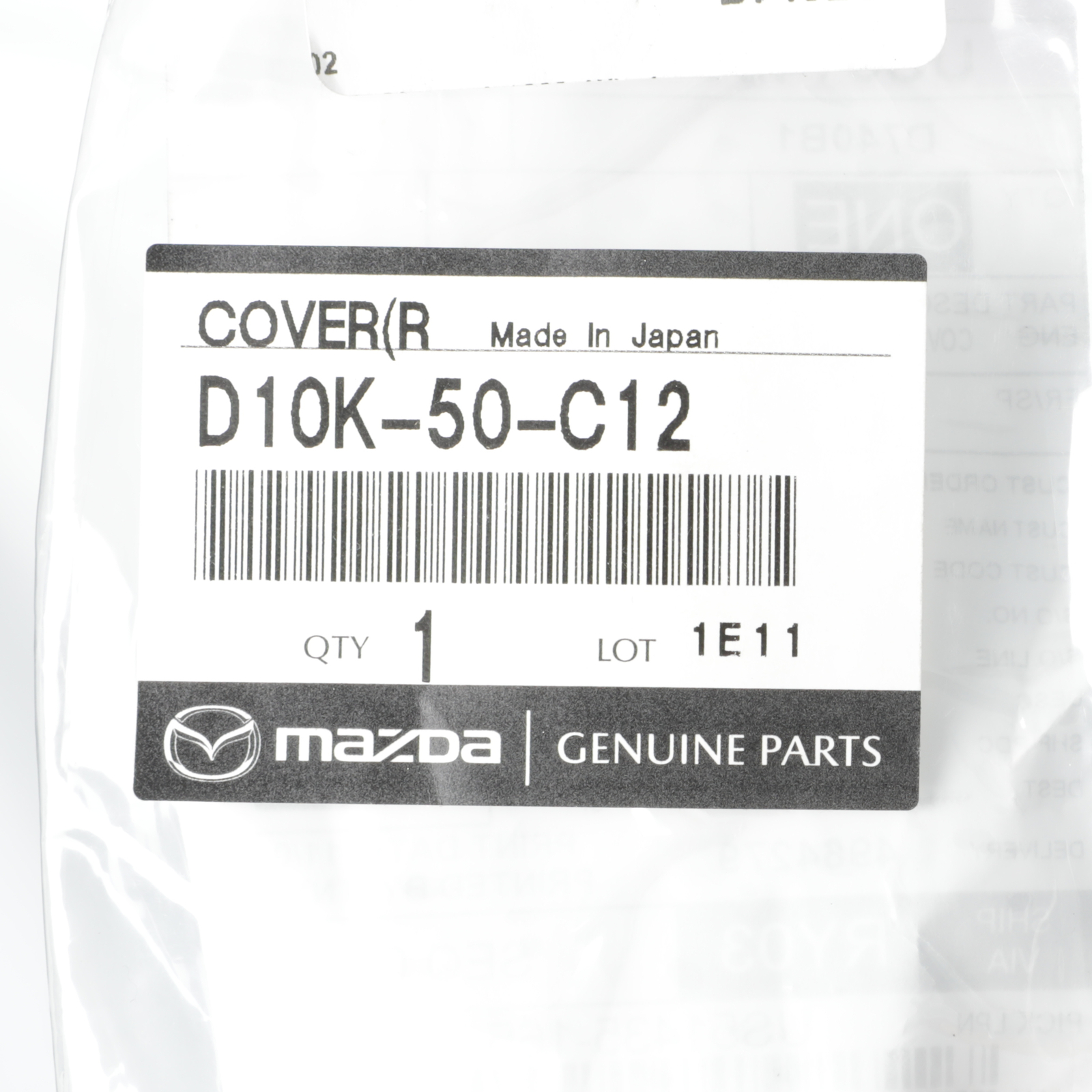 NEW OEM Mazda 2016-2018 CX-3 Right Light Hole Cover D10K-50-C12 | eBay