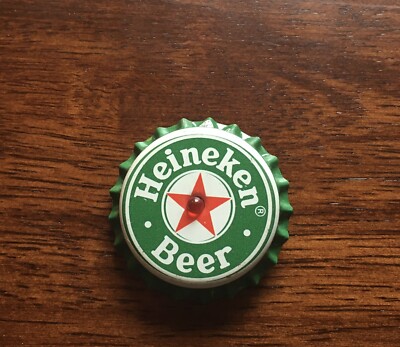 Vintage Collectible Heineken Beer Logo Bottlecap Badge Pin | eBay