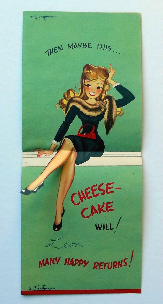 Vintage Pin Up Happy Birthday Concept: Celebration, Birthday.