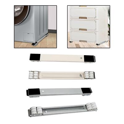 2 Pieces Adjustable Base Furniture Appliances Rollers Adjustable ...