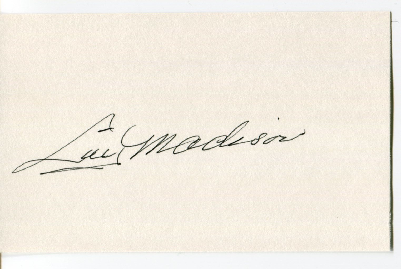 Autograph GUY MADISON Signed 3x5 index card Beefcake Gay Interest Wild ...