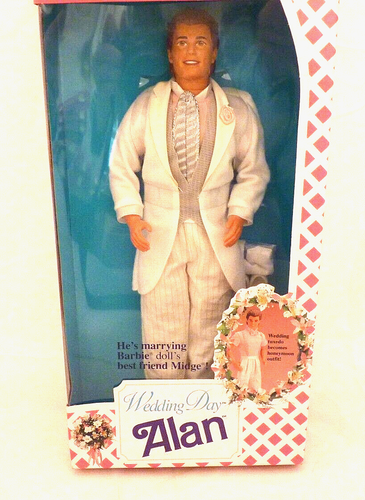 1990 Wedding Day Alan Groom to Midge Barbie’s Best Friend - MIB NRFB ...