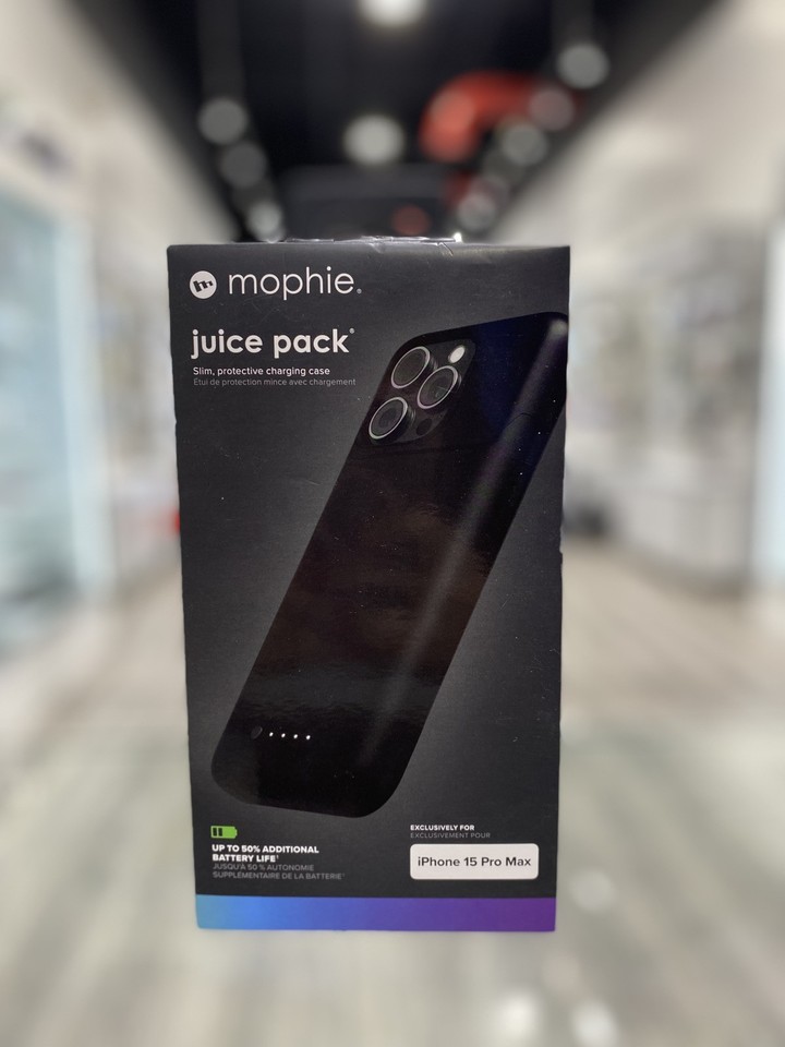 GENUINE mophie Juice Pack Battery Case for Apple iPhone 15 Pro Max - Black | eBay