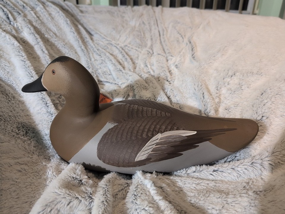 2002 Joey Jobes Hand Carved Canvasback Hen Duck Decoy Signed | eBay