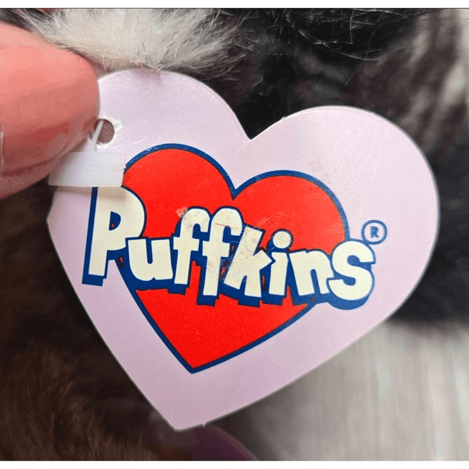 9 Puffkins Vintage plush stuffed animals dogs,deer, Kuala, beaver ...