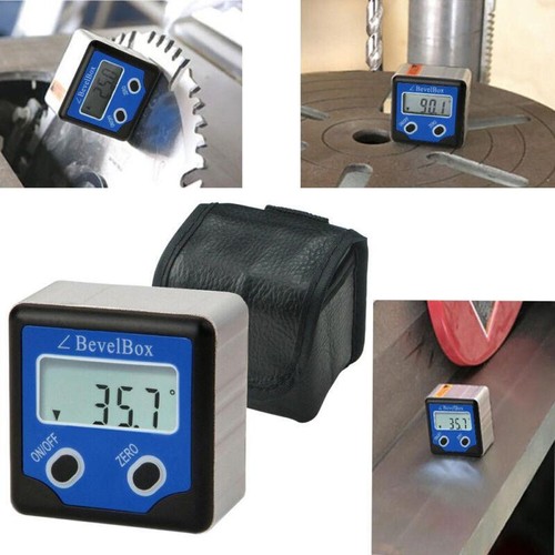 Digital Inclinometer Bevel Box Angle Finder Magnetic Base Protractor ...