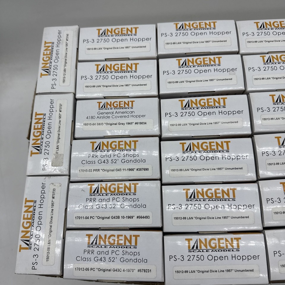 Lot 27 Tangent Scale Models PS-3 2750 Open Hopper L&N Dixie Line New ...