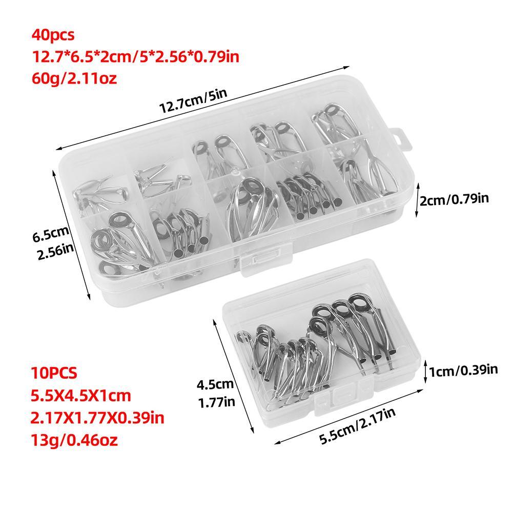 Fishing Rod Guide Ring Replacement Top Tip Fishing Ring for Fished Gear ...