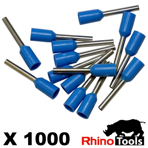 0.75mm Bootlace Ferrules X 1000 Wire ends Cord end terminals connectors ...