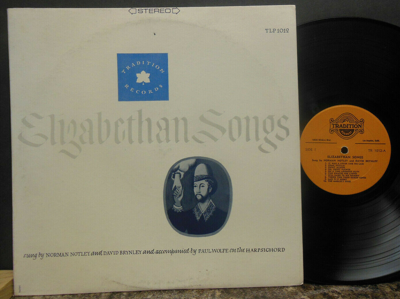 Norman Notley And David Brynley: Elizabethan Songs, TLP 1012, 12" LP EX ...