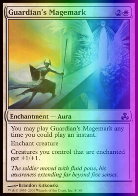 MTG Magic the Gathering Guardian's Magemark (8/165) Guildpact MP FOIL ...