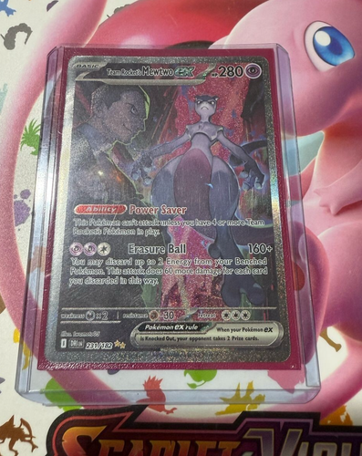 Pokémon Destined Rivals Team Rockets Mewtwo SIR 231/182 inglés | eBay