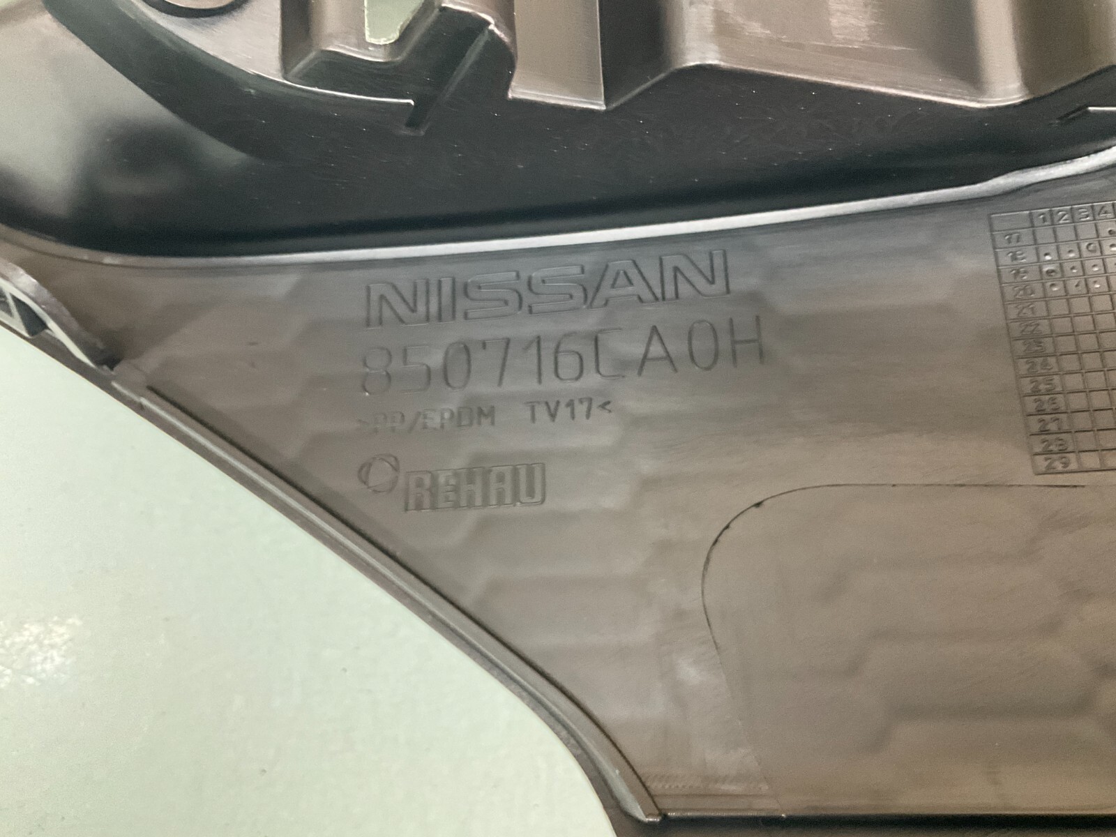 ⭐2019-2020 Nissan Altima Rear Bumper Insert Finish Panel Molding OEM M ...