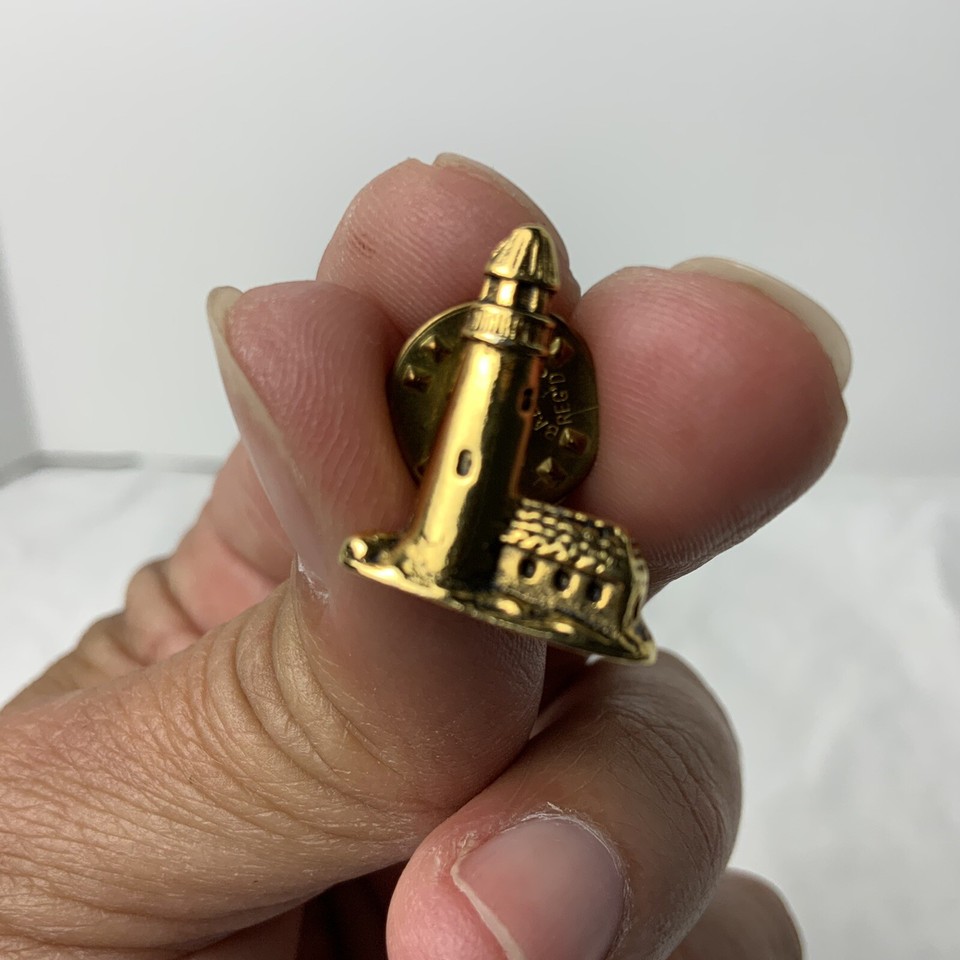Lighthouse Pins and Brooch Lot of 4 Gold Tone Jewelry | eBay