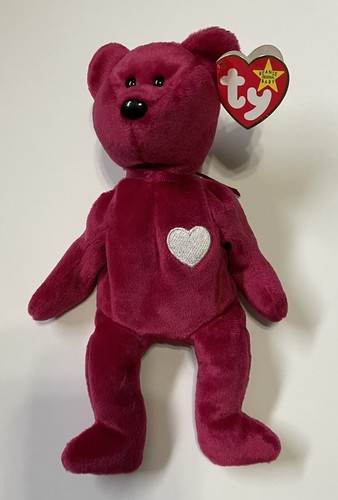 Ty Beanie Baby Valentina February 14, 1998 Bear MWT Love Cherish Mint ...