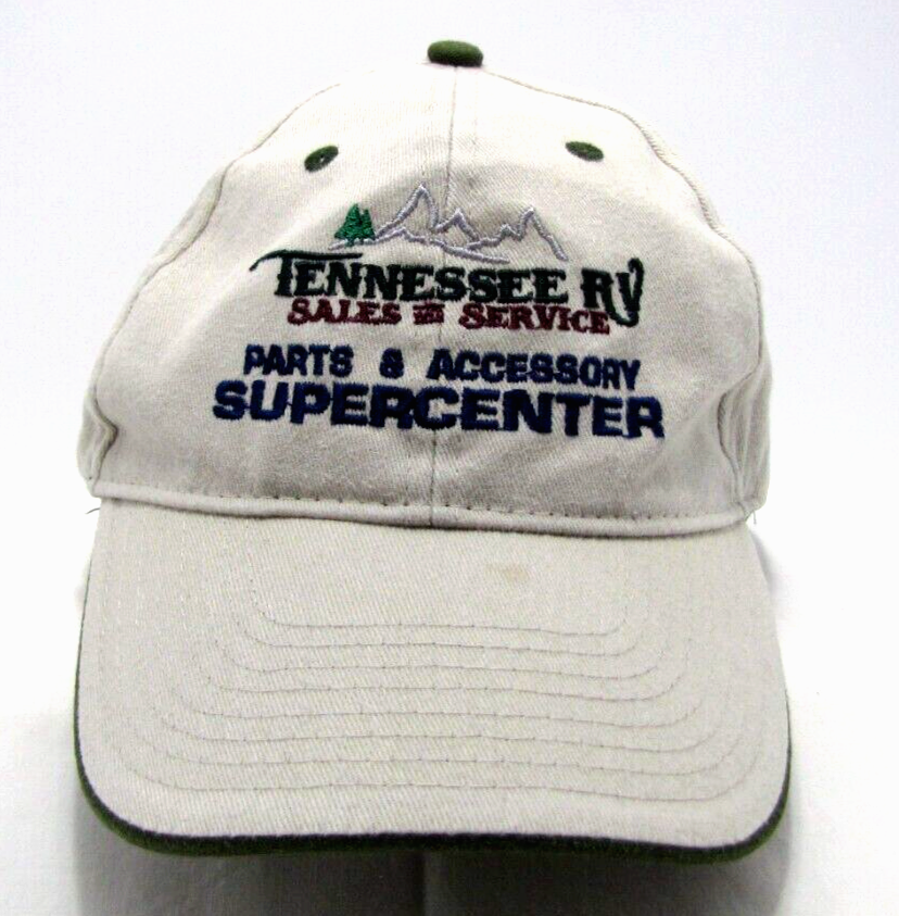 Hit Wear Baseball Cap Tennessee RV Supercenter Tan Green Embroidered ...