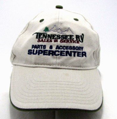 Hit Wear Baseball Cap Tennessee RV Supercenter Tan Green Embroidered ...