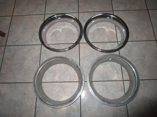 1967-81 PONTIAC GM RALLY RALLY II 14" WHEEL TRIM RING SET (F) | eBay
