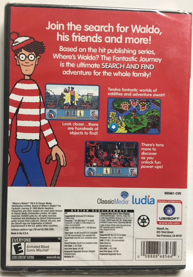 Where's Waldo? (PC, Windows/MAC) Brand New Factory Sealed! 8888685661| eBay