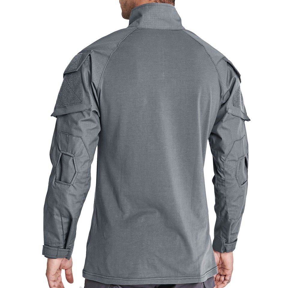 Men's Firm Shirts Training Atheletic Training Shirts 1/4 Zip Ripstop ...