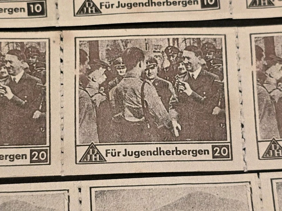 Nazi Germany Third Reich stamps set Adolf Hitler youth BDM camp 6 Sets ...