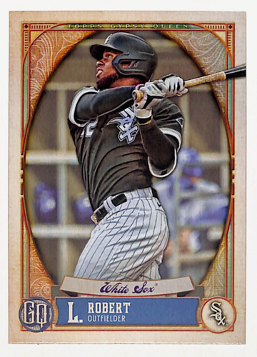 2021 Topps Gypsy Queen #106 Luis Robert Team Script Font Swap Chicago ...