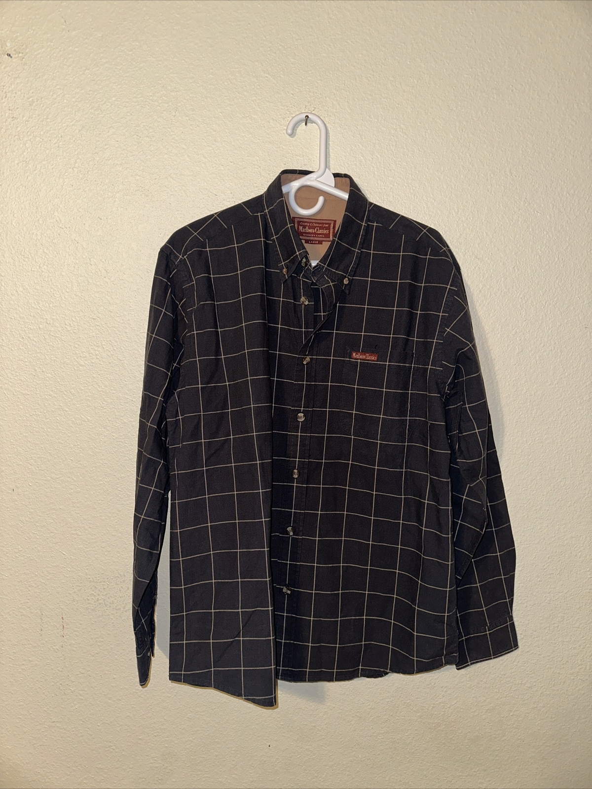 Marlboro Classic Famous Western Shirt Flannel USA Men… - Gem