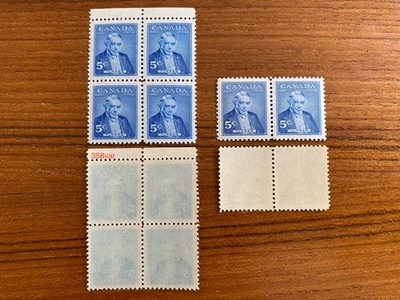 Canada Mint Stamps - 1955 5-cent CHARLES TUPPER Variety ANILINE INK(UT ...
