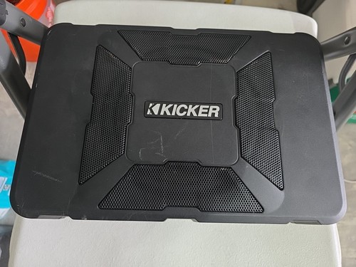 Kicker 11HS8 8" Hideaway Powered 150 Watt Subwoofer Enclosure Sub Box ...