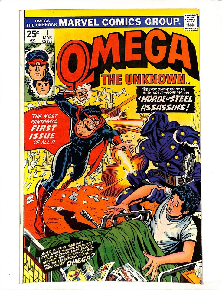Omega the Unknown #1 Lot X5 uncicrulated Gems, Dealers Delight (MS) 185 ...