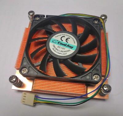 CoolJag Copper Skived Low Profile 4-Pin PWM Socket LGA 1700 LGA 1851 ...
