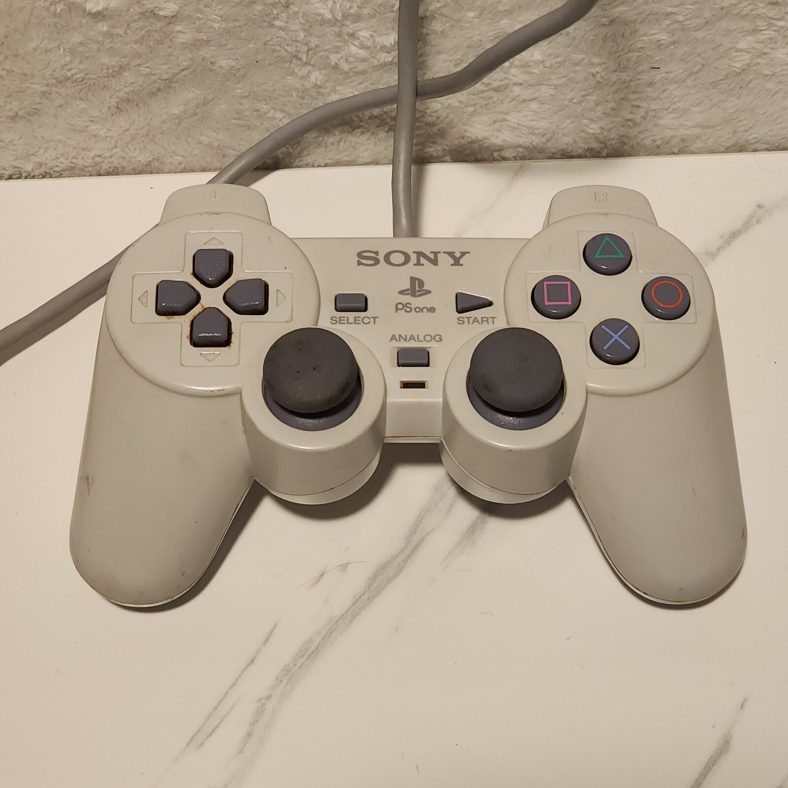 OEM Sony Playstation PSOne PS1 Dualshock Controller SCPH-110 - White | eBay