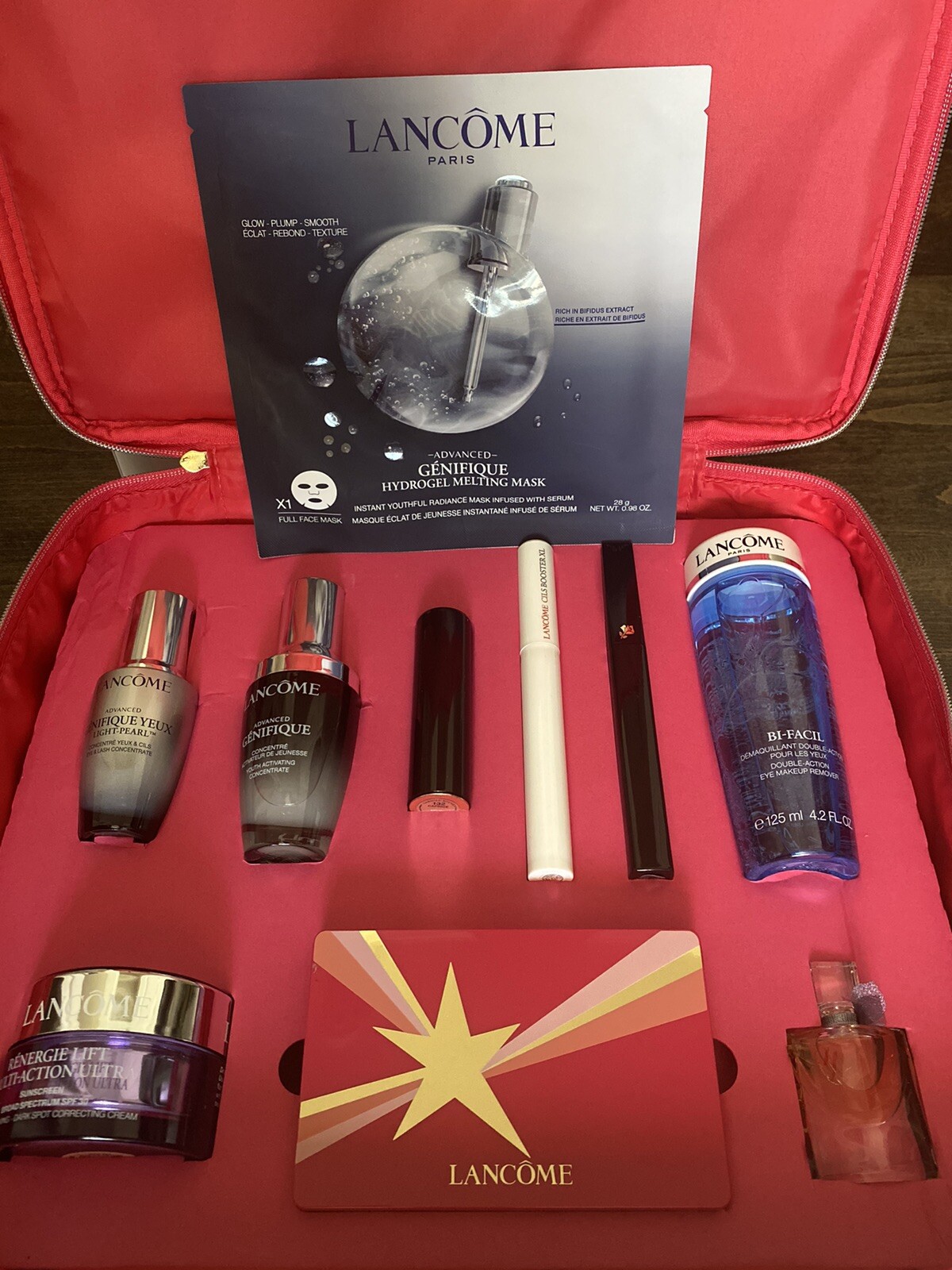 Lancome Beauty Box 9 Full Size Holiday Collection Renergie Cream Serum ...