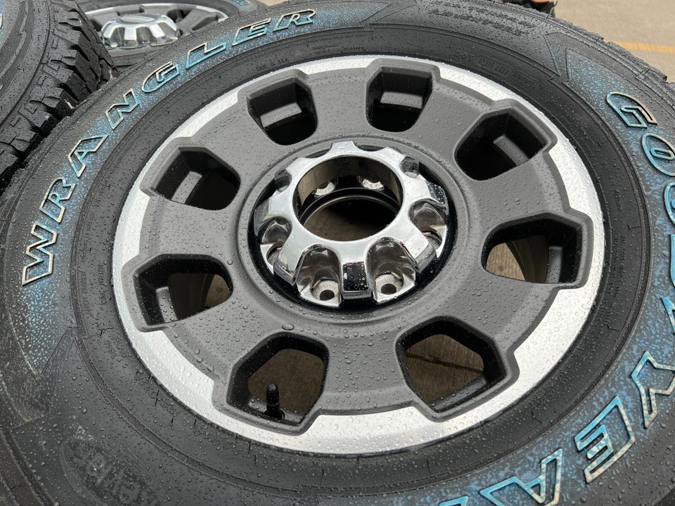 18" Ford F-250 F-350 OEM TREMOR rims wheels 10482 tires GOODYEAR A/T ...