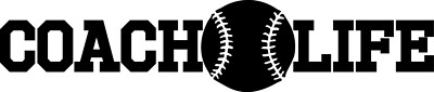 6 inch Coach Life Baseball Decal Window Sticker Car Decor Sports Ball ...